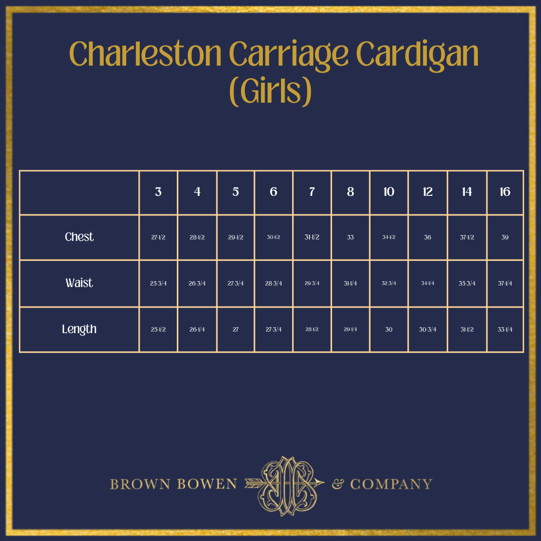 Charleston Carriage Coat- Carolina Cotton – Brown Bowen and Company